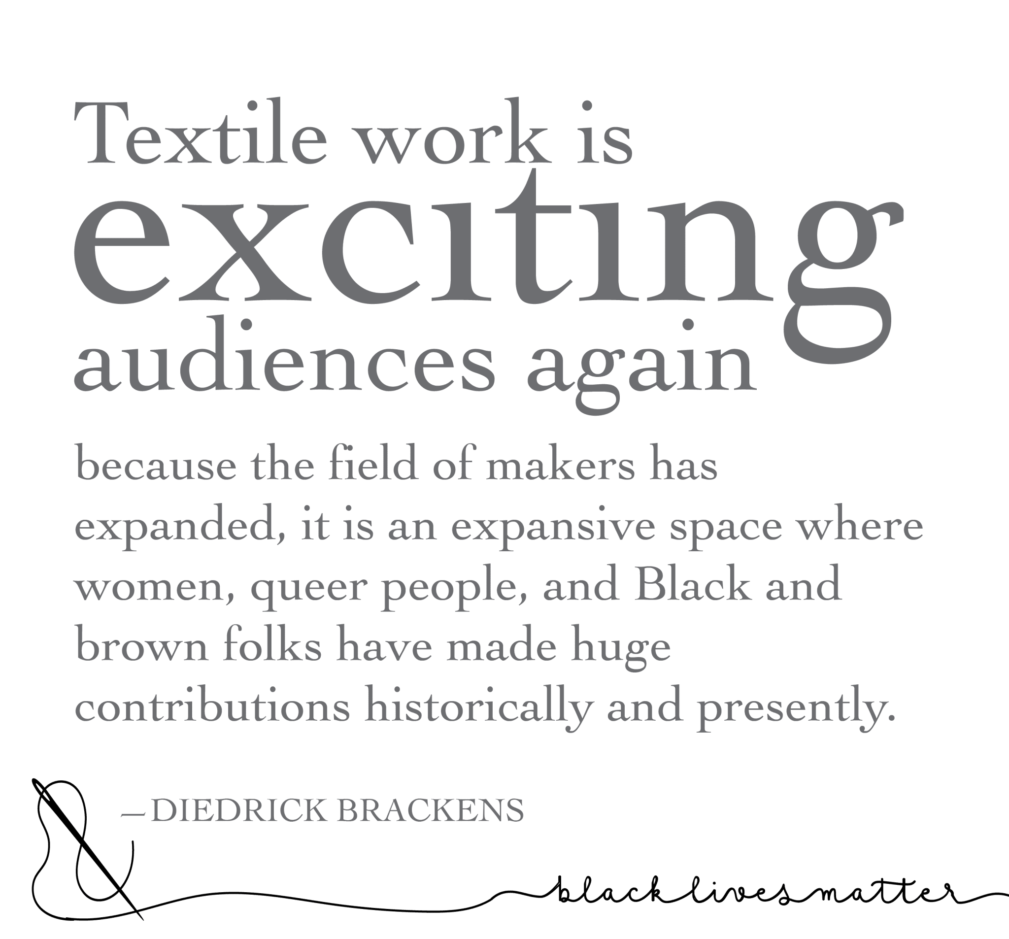 Black Textile Artists Matter